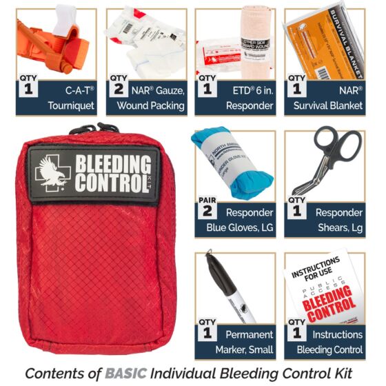 Basic Bleeding Control Kit (CAT®TQ) – ThinkTraumaKits